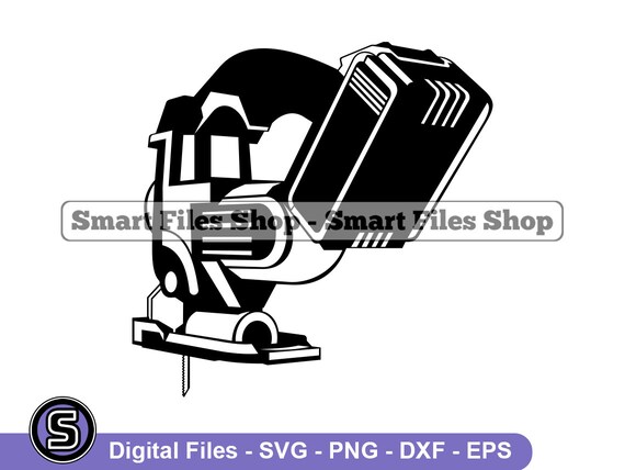 Electric Jigsaw Svg Contractor Tools Svg Builder Svg | Etsy