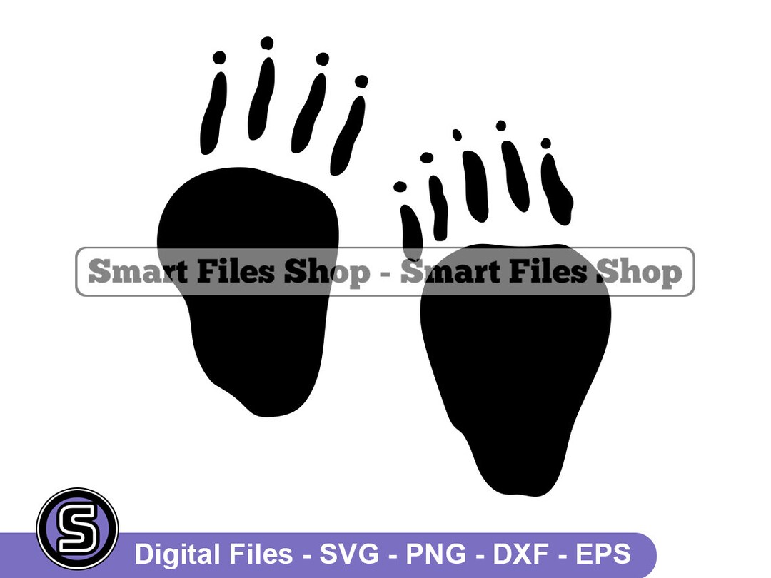 Porcupine Footprint SVG, Porcupine Svg, Footprint Svg, Footprint Dxf ...