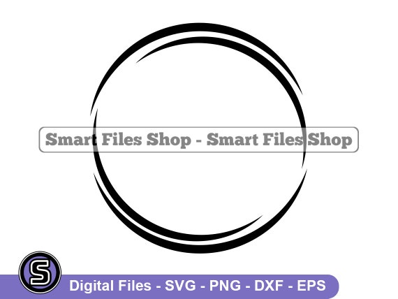 Circle Logo Element Svg Circle Svg Circle Design Element | Etsy