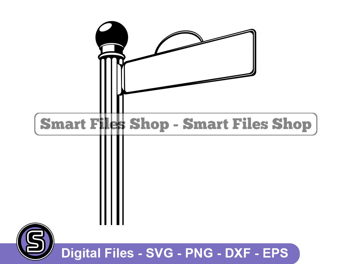 Retro Street Sign Svg Street Sign Svg Directions Svg - Etsy