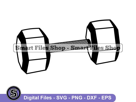 Dumbbell 5 Svg Dumbbell Svg Workout Svg Exercise Svg | Etsy UK