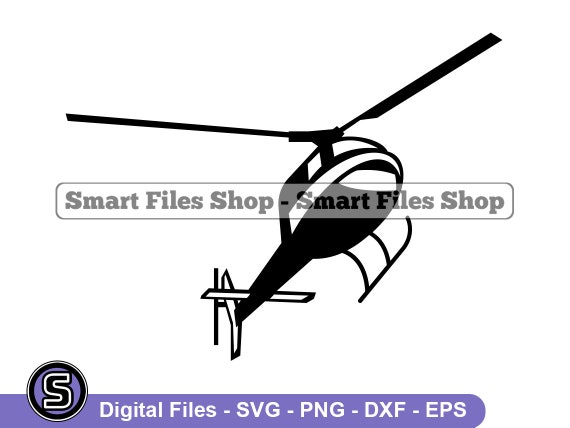 Helicopter 3 Svg Helicopter Svg Helicopter Dxf Helicopter - Etsy