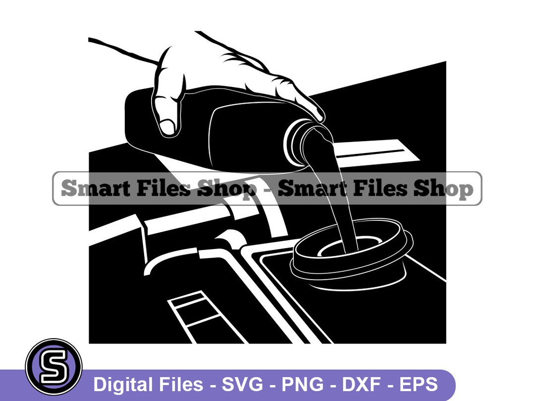 Oil Change Svg, Car Mechanic Svg, Oil Change Dxf, Oil Change Png, Oil ...