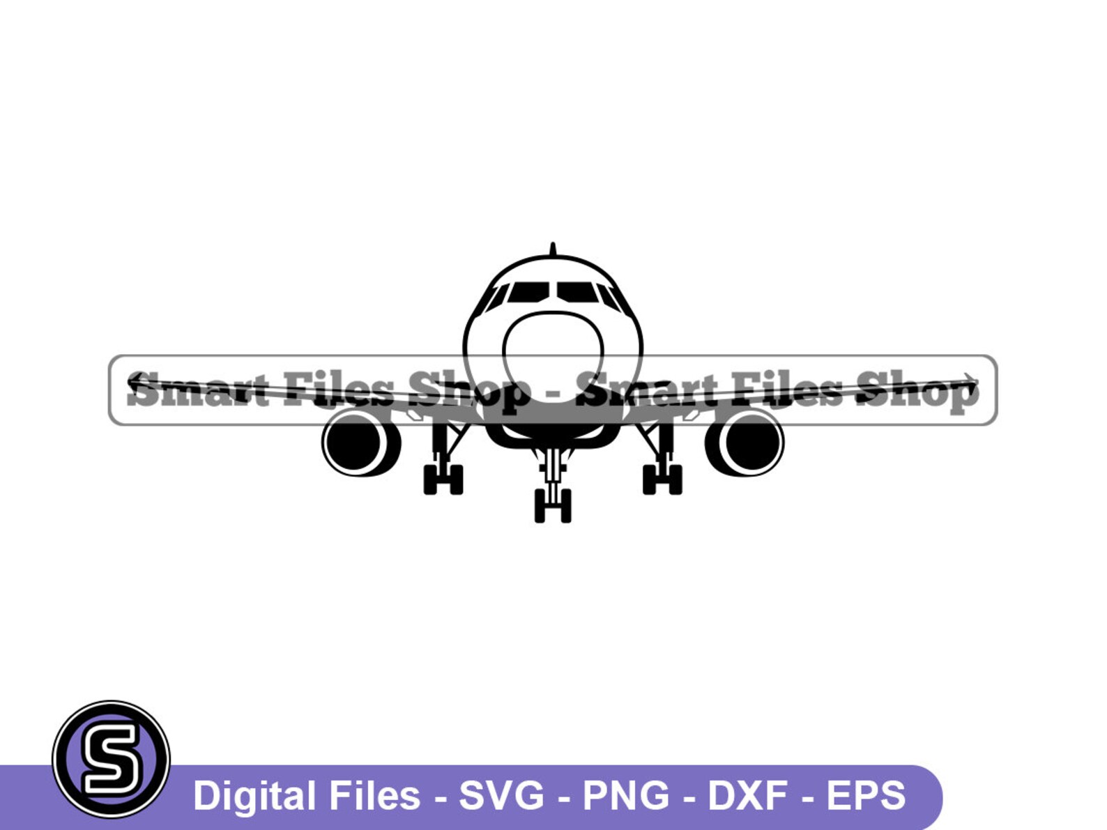 Jumbo Jet Front Svg Jumbo Jet Svg Airplane Svg Jumbo Jet | Etsy