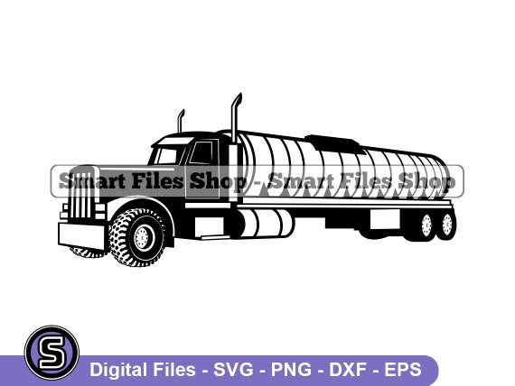 Tanker Oil Truck Svg Oil Tanker Truck Svg Trucker Svg Truck | Etsy