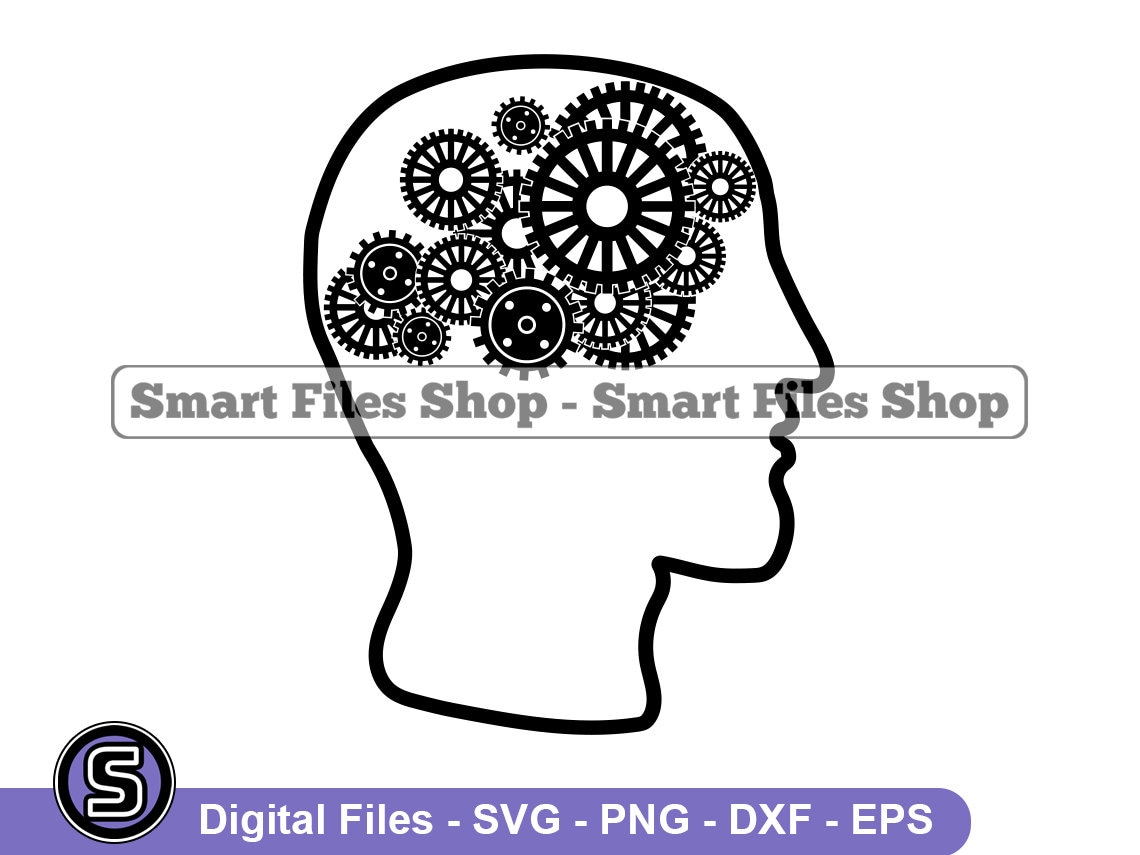 Human Thinking SVG, Thinking Svg, Idea Svg, Thinking Dxf, Thinking Png ...