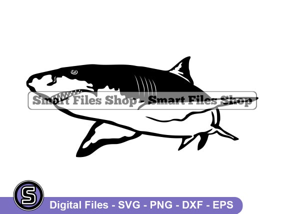Lemon Shark 3 SVG Lemon Shark SVG Shark Svg Shark Dxf | Etsy
