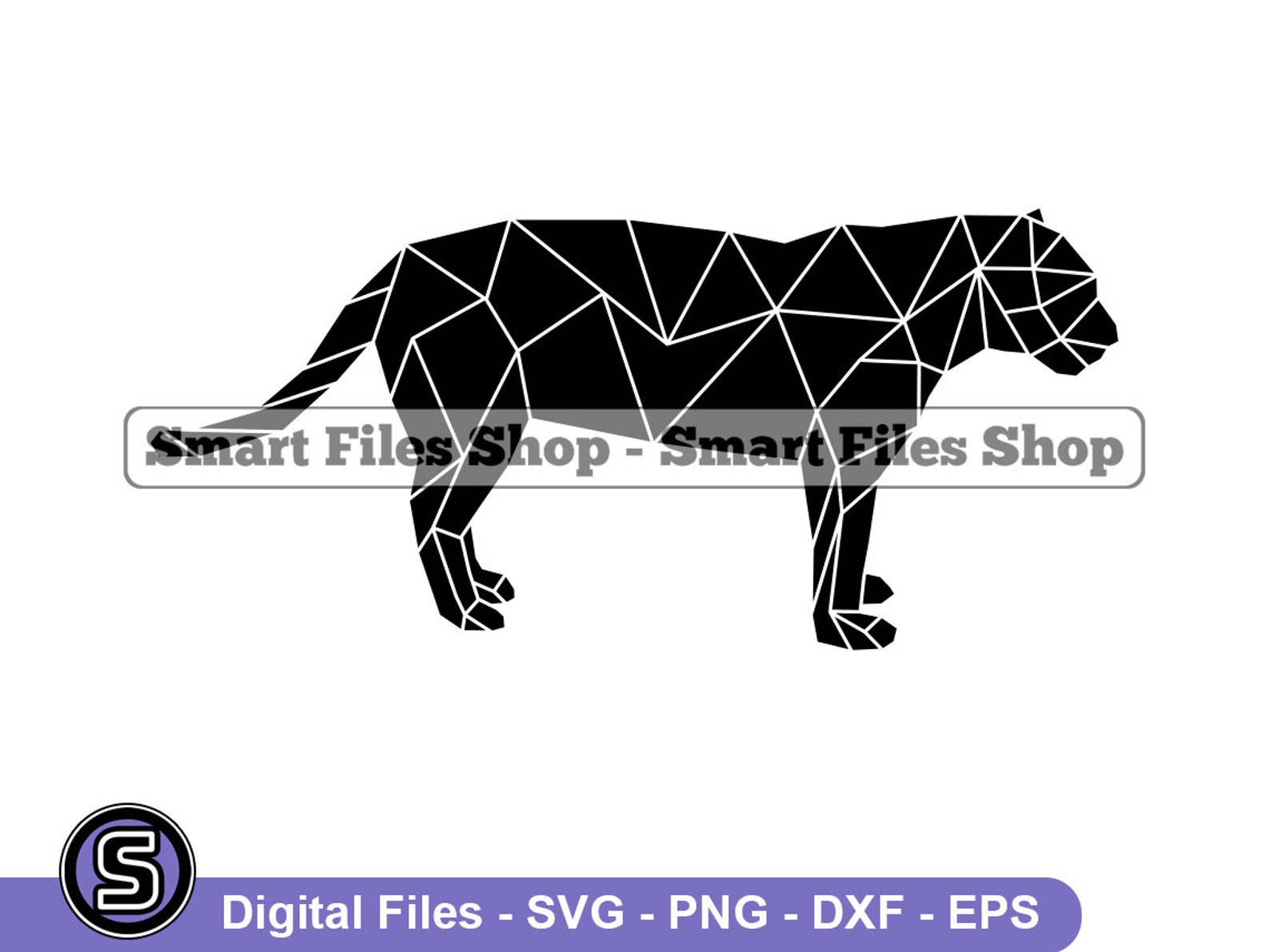 Geometric Jaguar Svg Jaguar Svg Geometric Animals Svg | Etsy