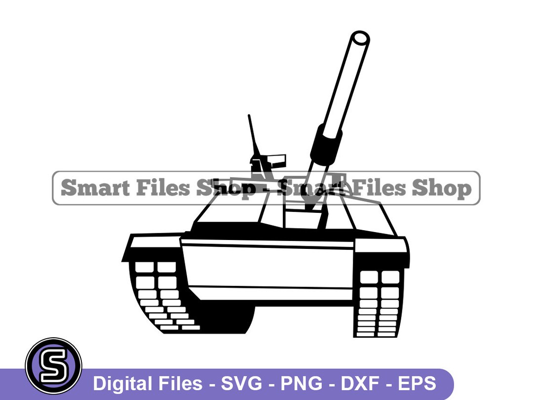Battle Tank 2 SVG, Tank Svg, Army Svg, Military Svg, War Svg, Battle ...