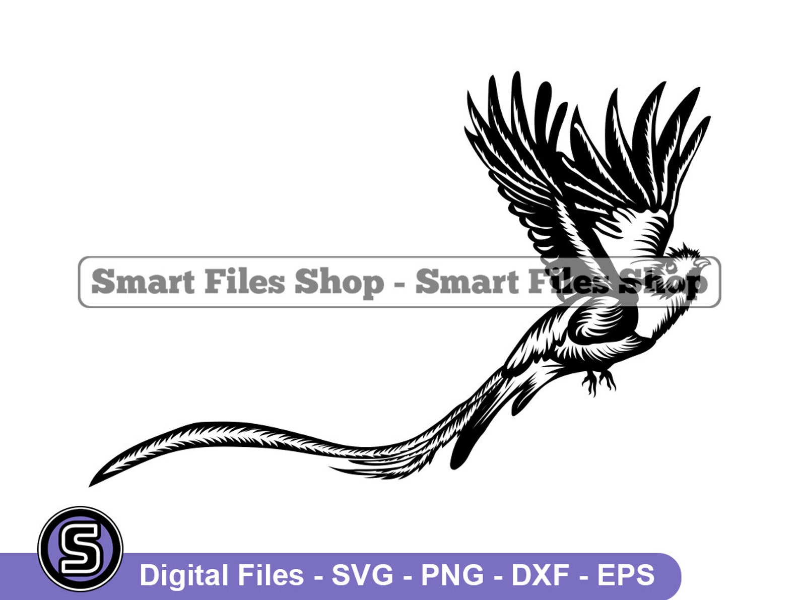 Quetzal Svg, Bird Svg, Bird Design Svg, Bird Dxf, Bird Png, Bird ...