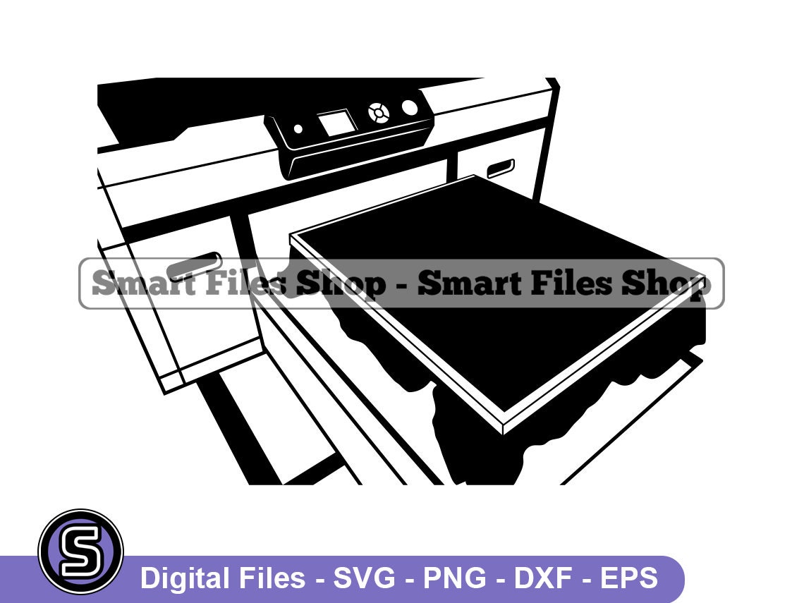 T-shirt Printing Svg Direct to Garment Printing Machine Svg - Etsy
