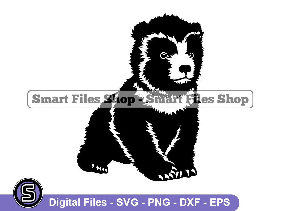 Bear Cub SVG Bear Svg Baby Bear Svg Bear Cub Dxf Bear Cub - Etsy España