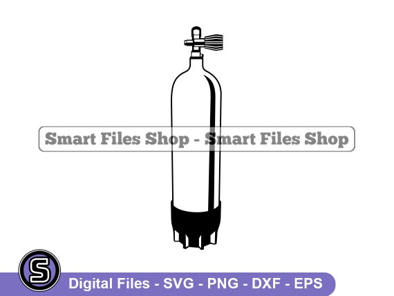 Scuba Cylinder Svg Oxygen Svg Scuba Diving Svg Scuba Diver - Etsy Canada