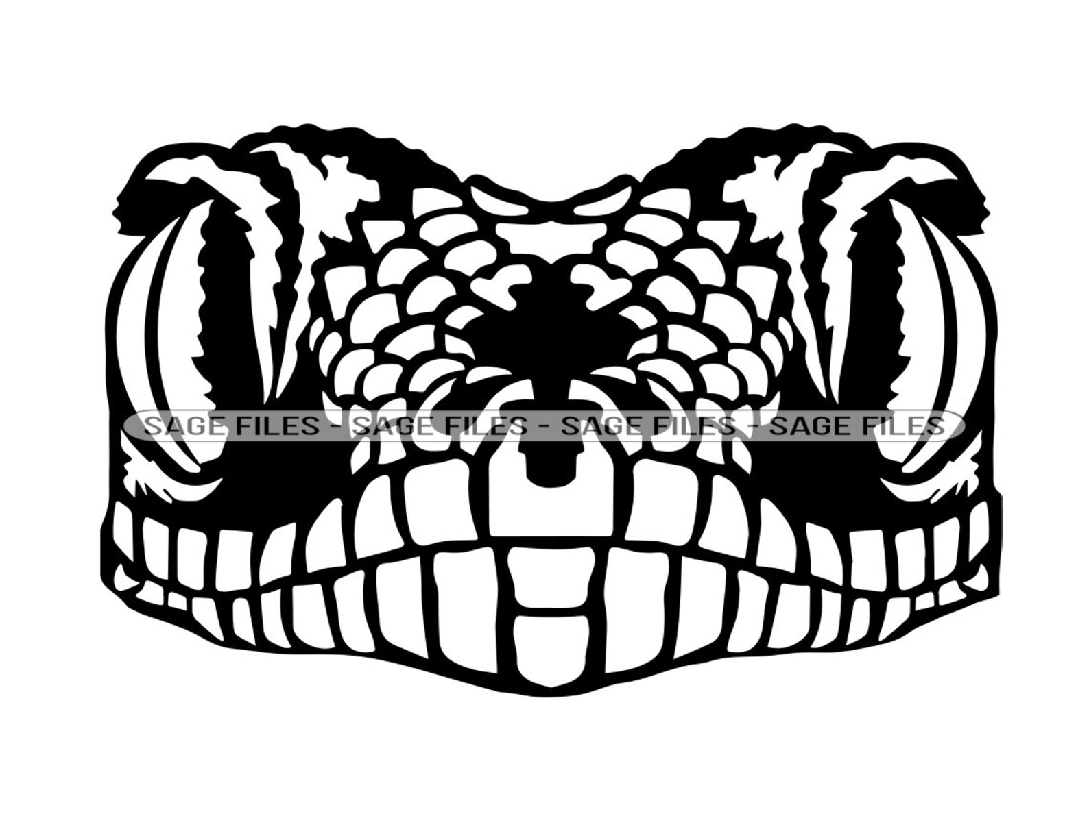 Lizard Mascot #2 SVG, Lizard Face SVG, Lizard Head Svg, Lizard Svg ...