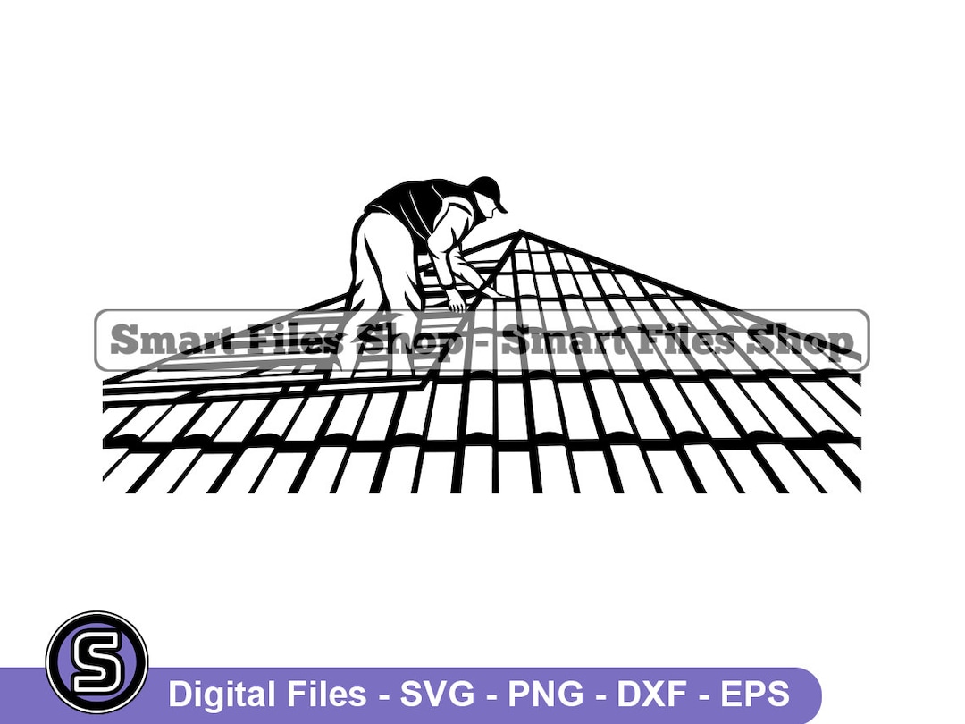 Roofer 3 SVG, Roofer SVG, Contarctor Svg, Roffing Svg, Roofer Dxf ...