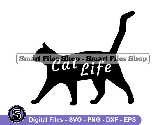 Cat Life Svg Cat Svg Cat Design Svg Pet Svg Kitten Svg - Etsy Australia