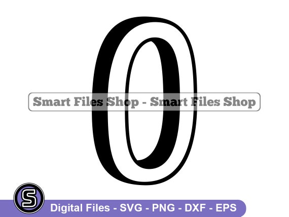 Number 0 in 3D Svg Number 0 Svg 3D Svg Age Svg Birthday - Etsy Denmark