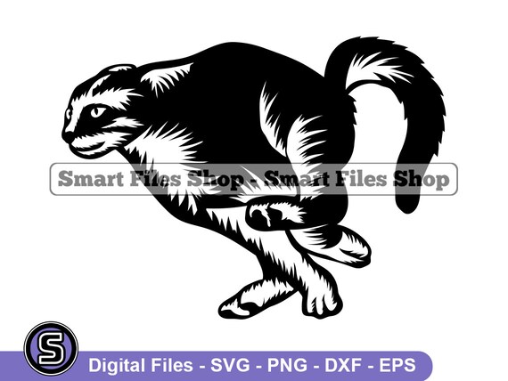 Running Cat 2 Svg Cat Svg Cat Design Svg Pet Svg Cat Dxf | Etsy