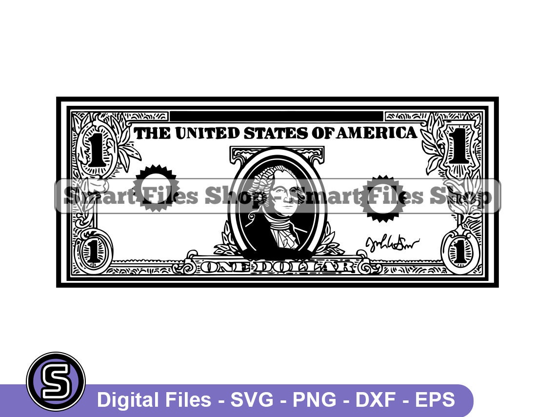 Dollar SVG Money Svg Currency Svg Cash Svg Dollar Dxf | Etsy