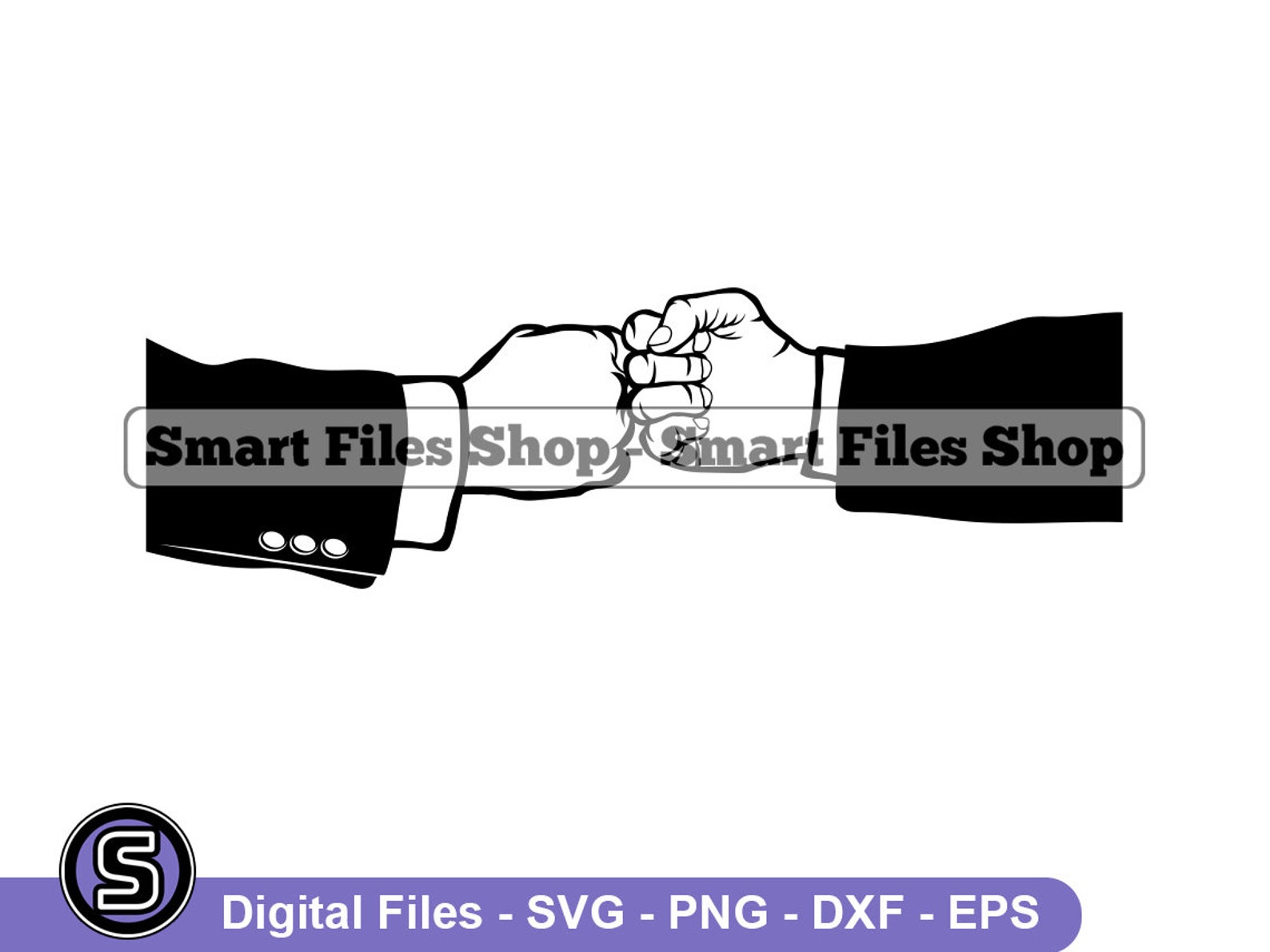 Fist Bump Svg, Greeting Svg, Fist Bump Dxf, Fist Bump Png, Fist Bump ...
