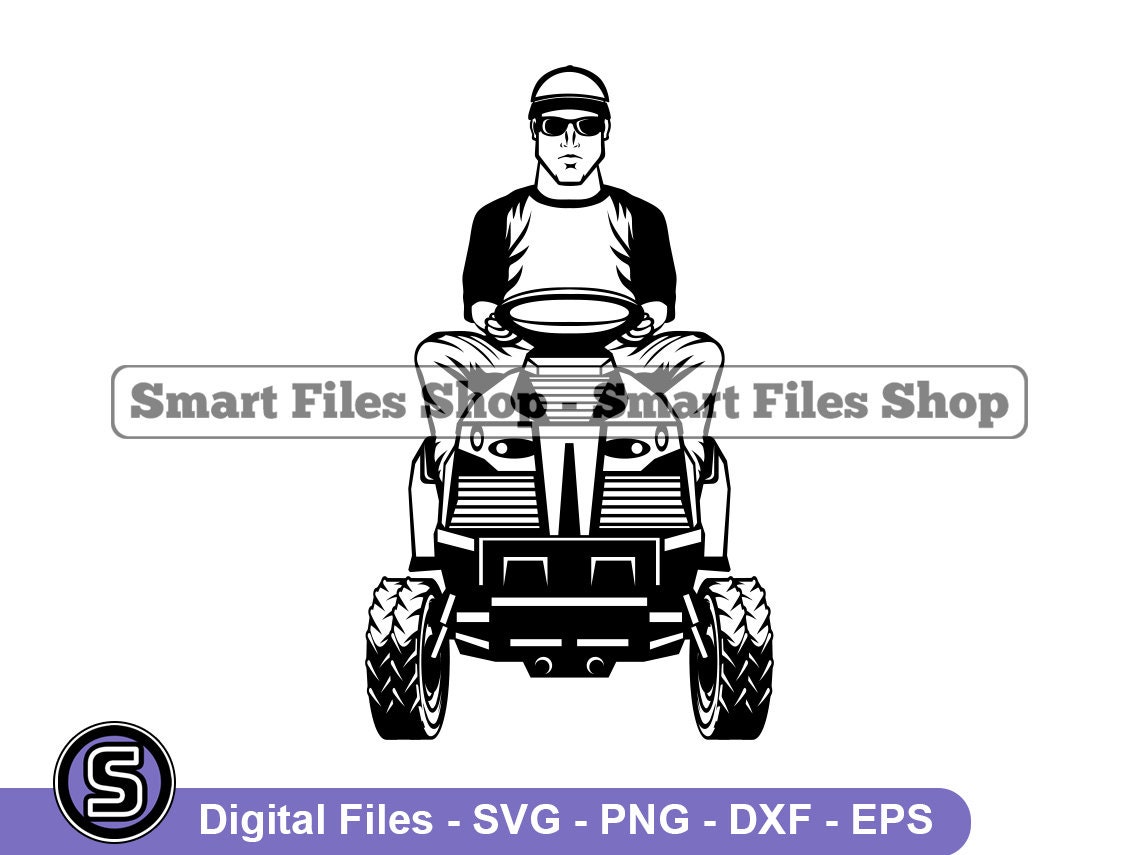 Riding Lawn Mower Svg Lawn Mowing Svg Landscaping Svg - Etsy