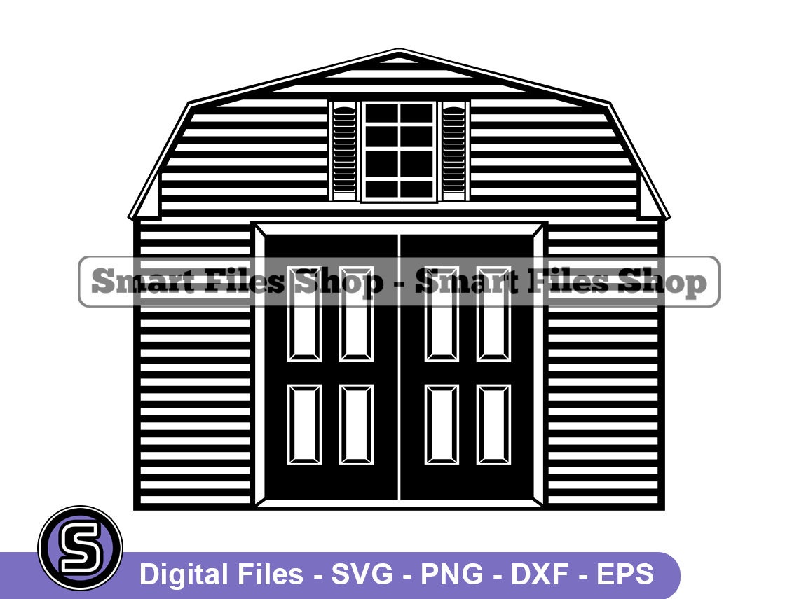 Shed Svg House Shed Svg Storagae Svg Shed Dxf Shed Png - Etsy