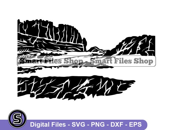 Canyon SVG Valley Svg Canyon Dxf Canyon Png Canyon | Etsy