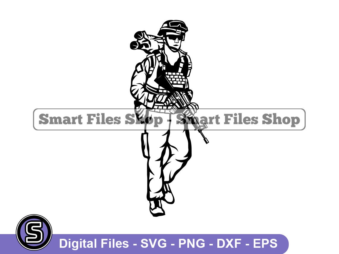 Marine 4 Svg Marine Svg Soldier Svg Army Svg Military - Etsy