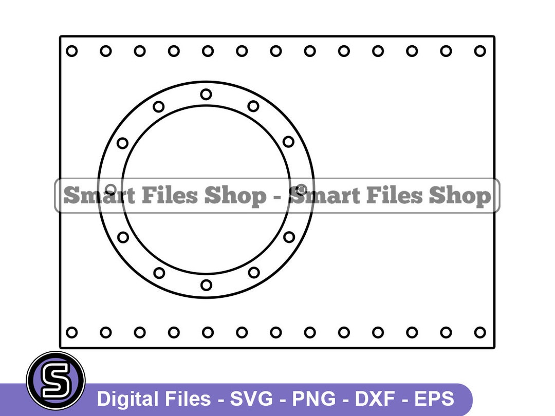Submarine Porthole #2 Svg, Submarine Window Svg, Under Water Svg ...