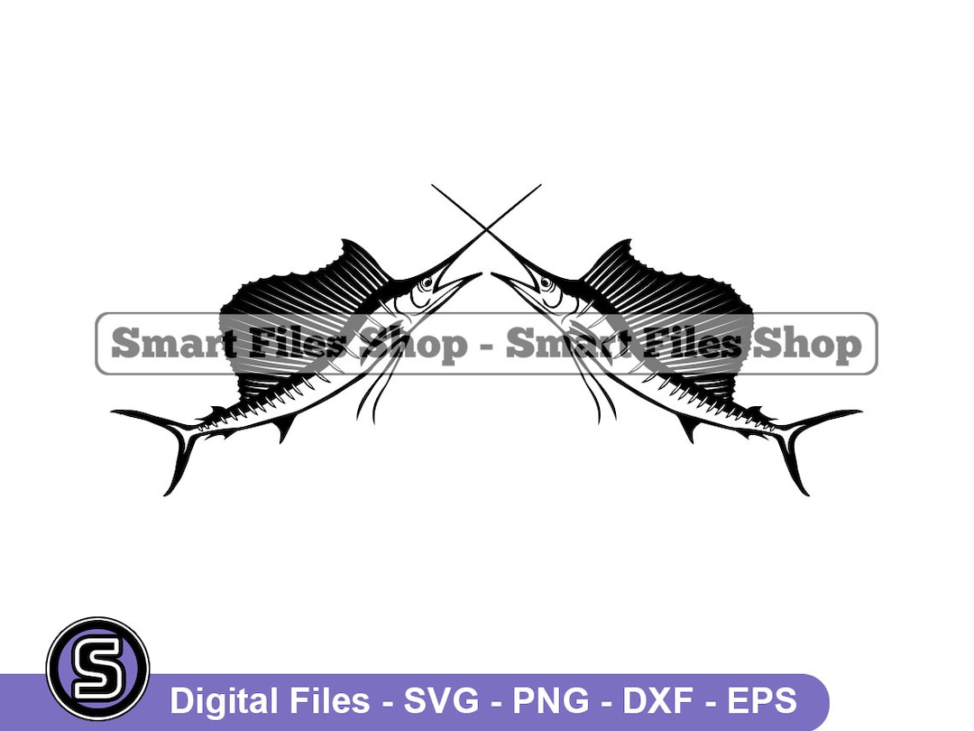 Sailfish Logo Svg, Sailfish Svg, Fish Svg, Fishing Svg, Fishing Dxf ...