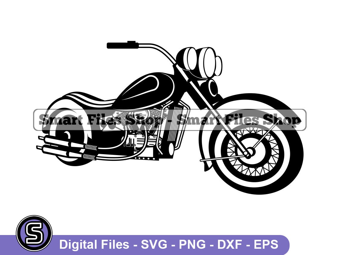 Retro Motorcycle SVG Motorcycle Svg Biking Svg Motorcycle | Etsy