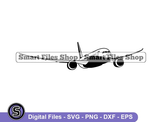 Avión 4 SVG Avión Svg Jumbo Jet SVG Avión Svg Avión Dxf - Etsy España