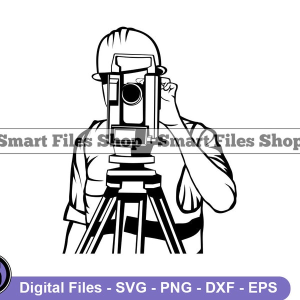 Land Surveyor Svg - Etsy