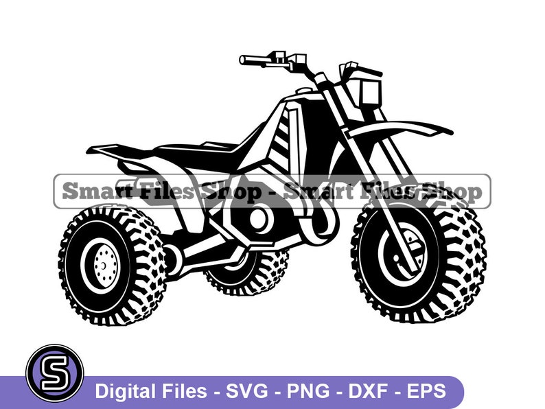 3 Wheeler ATV Svg, ATV Svg, 3 Wheeler Svg, 3 Wheeler Dxf, 3 Wheeler Png ...