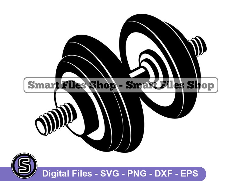 Dumbbell 2 Svg Dumbbell Svg Workout Svg Exercise Svg - Etsy