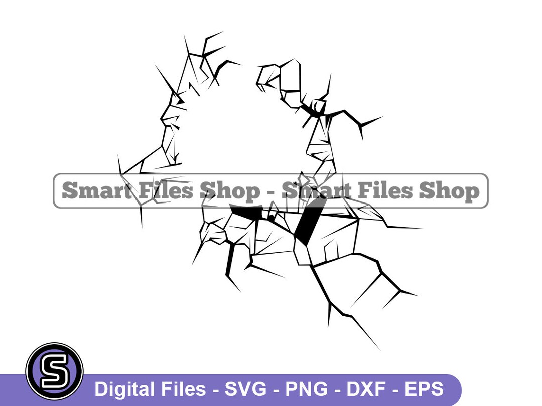 Crack Svg, Cracked Svg, Broken Svg, Smashed Svg, Cracked Window Svg ...