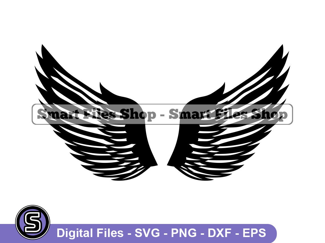 Wings 10 SVG Wings SVG Flying Svg Wings Dxf Wings Png - Etsy
