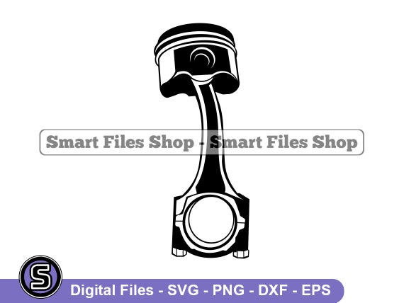 Broken Engine Piston Svg Piston Svg Engine Piston Svg | Etsy