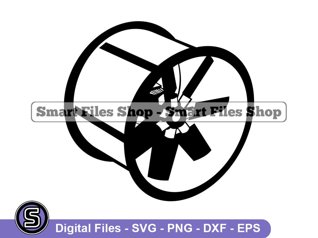 Industrial Fan Svg, Svg, HVAC Svg, Heating Svg, Ventilation Svg, HVAC ...