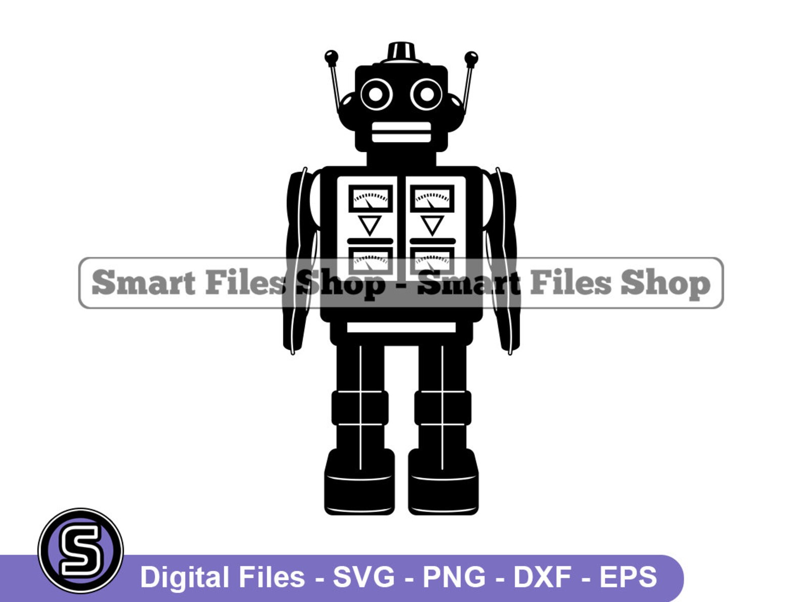 Robot 4 SVG Robot SVG Robotics Svg Robot Dxf Robot Png - Etsy