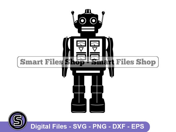 Robot 4 SVG Robot SVG Robotics Svg Robot Dxf Robot Png - Etsy Canada