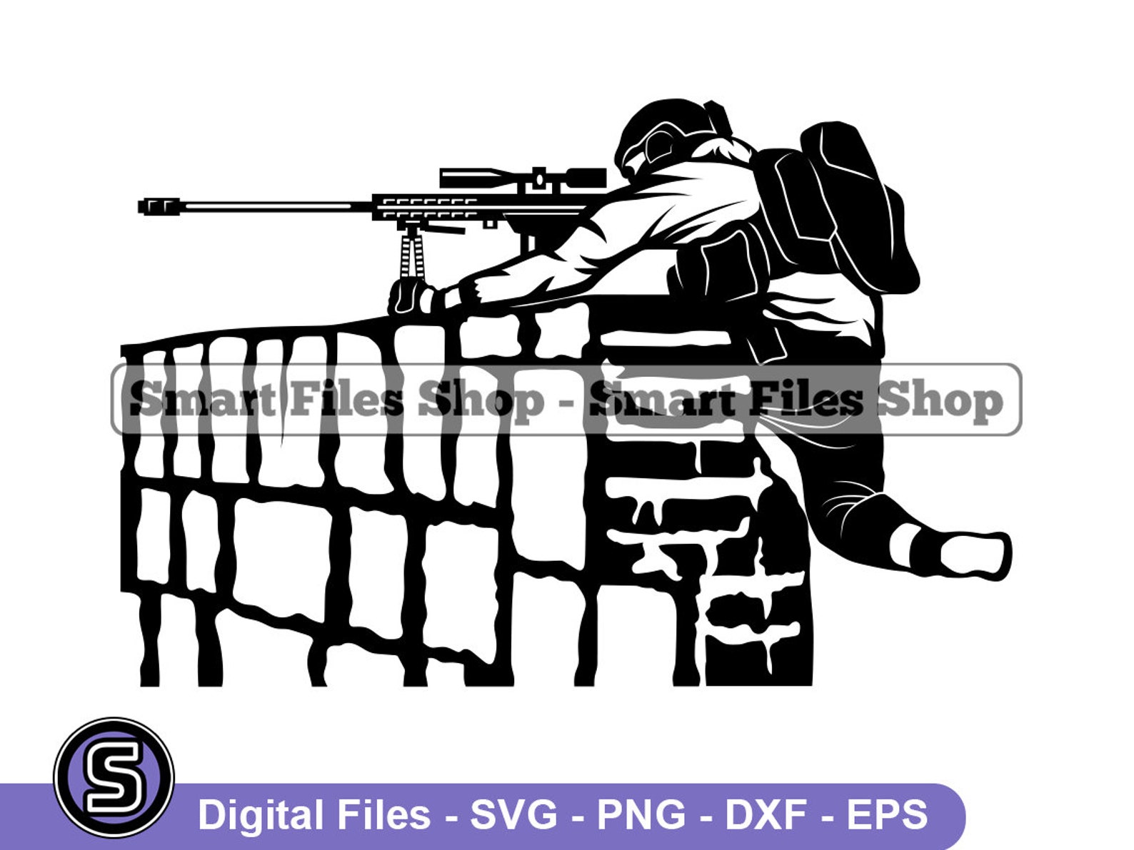 Sniper Svg Soldier Svg Army Svg Sniper Dxf Sniper Png - Etsy