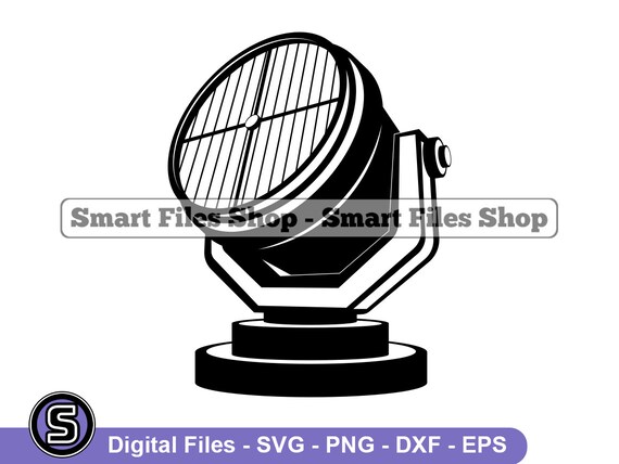 Searchlight SVG Searchlight Dxf Searchlight Png Searchlight - Etsy