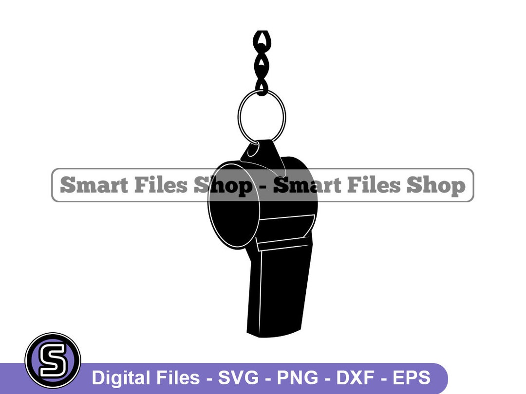 Sports Whistle Svg, Whistle Svg, Coach Svg, Whistle Dxf, Whistle Png ...