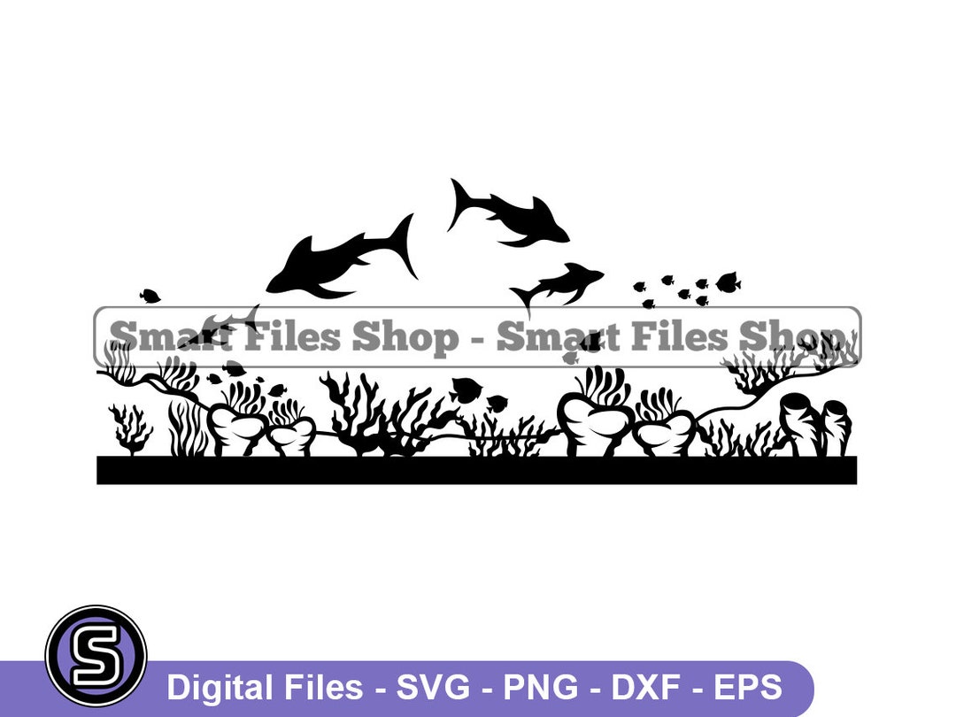 Sea Creatures SVG, Ocean Creatures Svg, Fish SVG, Nautical Svg ...