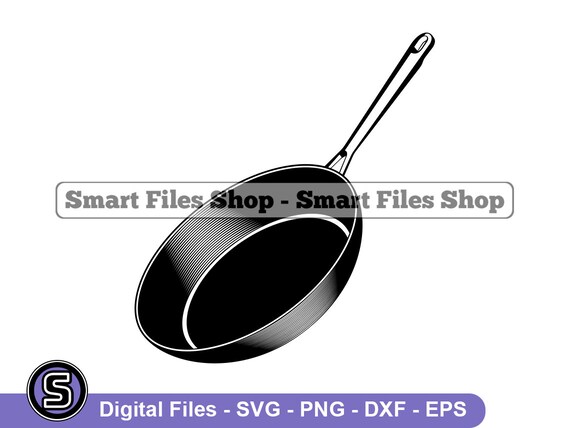 Skillet Svg Cooking Svg Frying Pan Svg Skillet Dxf Skillet | Etsy