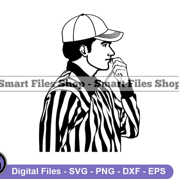 Football Referee Svg - Etsy