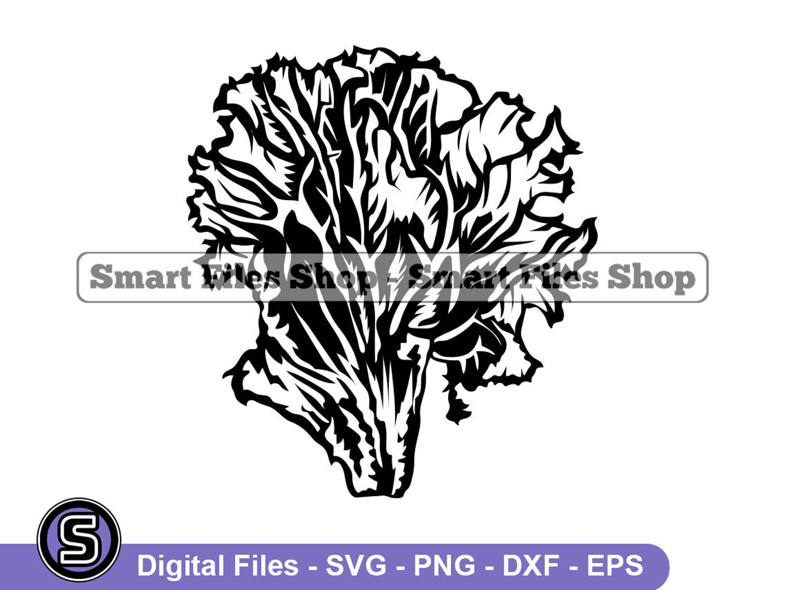 Lettuce 2 Svg Lettuce Svg Vegetables Svg Lettuce Dxf | Etsy