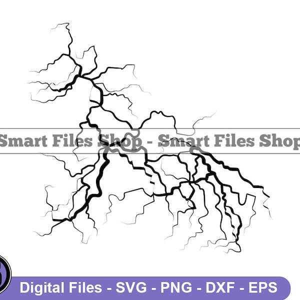 Lightning Svg - Etsy