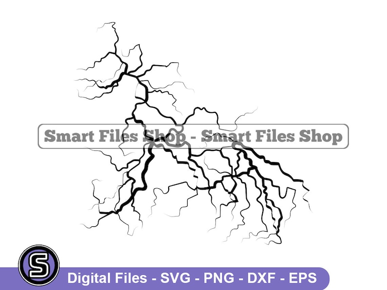 Lightning #3 Svg, Lightning Svg, Electricity Svg, Lightning Dxf ...